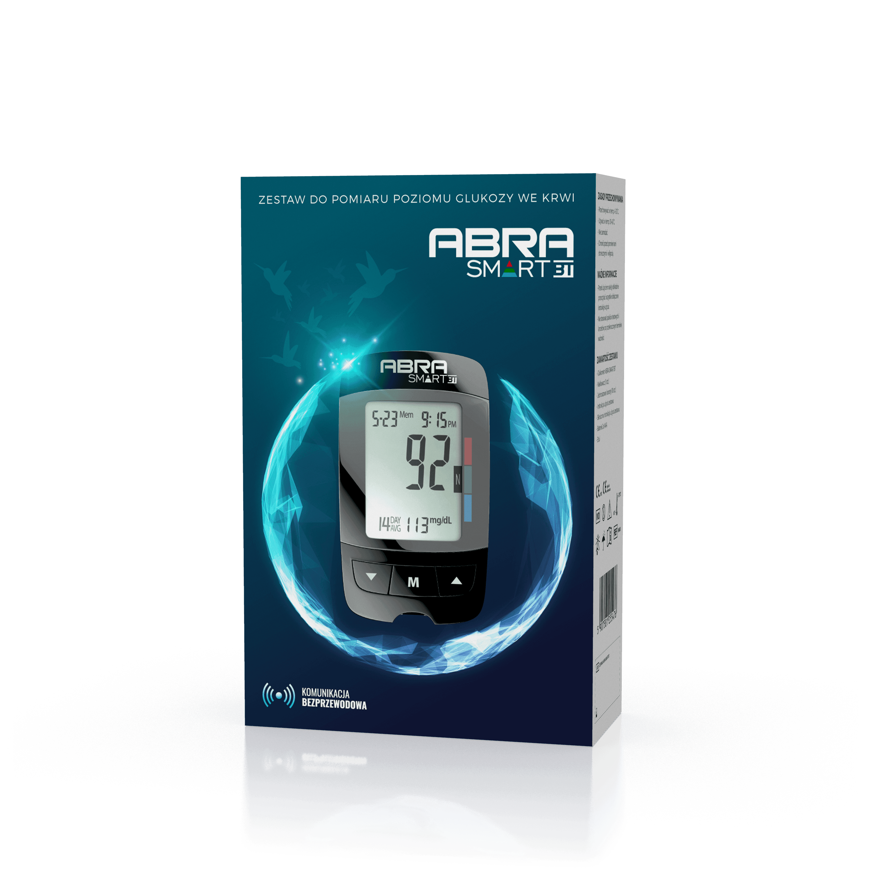 Glukometr z aplikacją - ABRA SMART BT - Mobilna kontrola cukrzycy